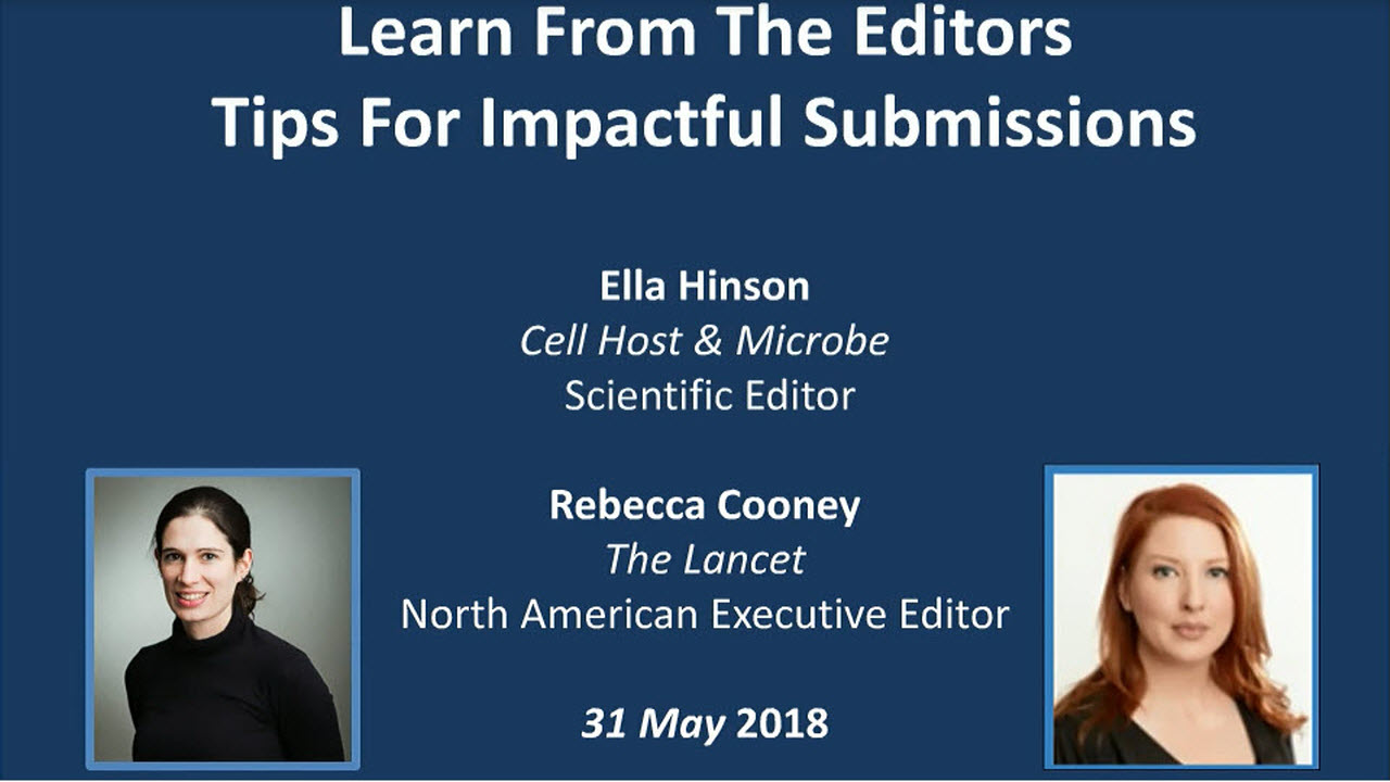 Learn From The Editors: Tips For Impactful Submissions | Elsevier ...