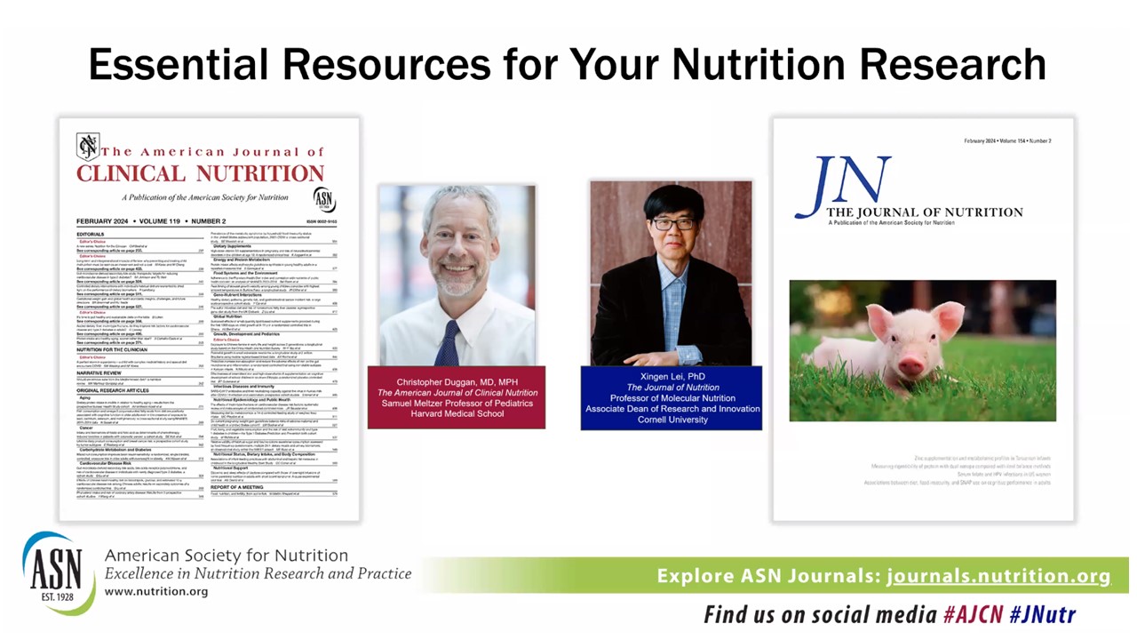 The American Journal of Clinical Nutrition and The Journal of Nutrition ...